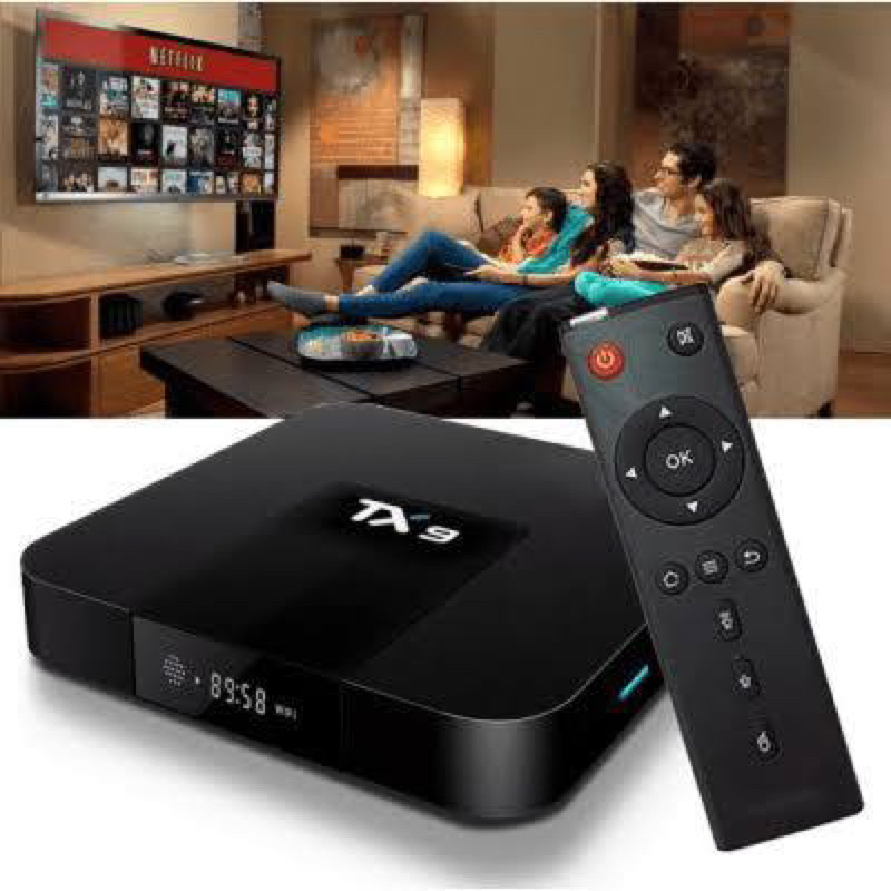 Smart Box Tv android (TX9) Transforme Sua Tv Tubo, Lcd, Led Em Smart ...