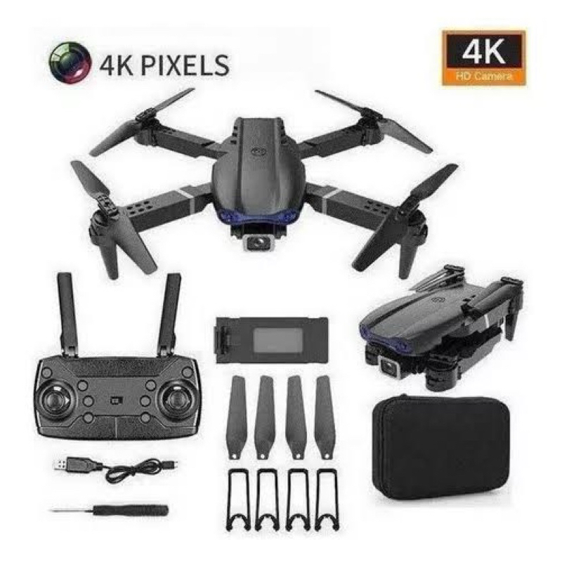 Mini Drone E99 Pro 2 Dual Câmera 4k Profissional 1 Baterias | Shopee Brasil