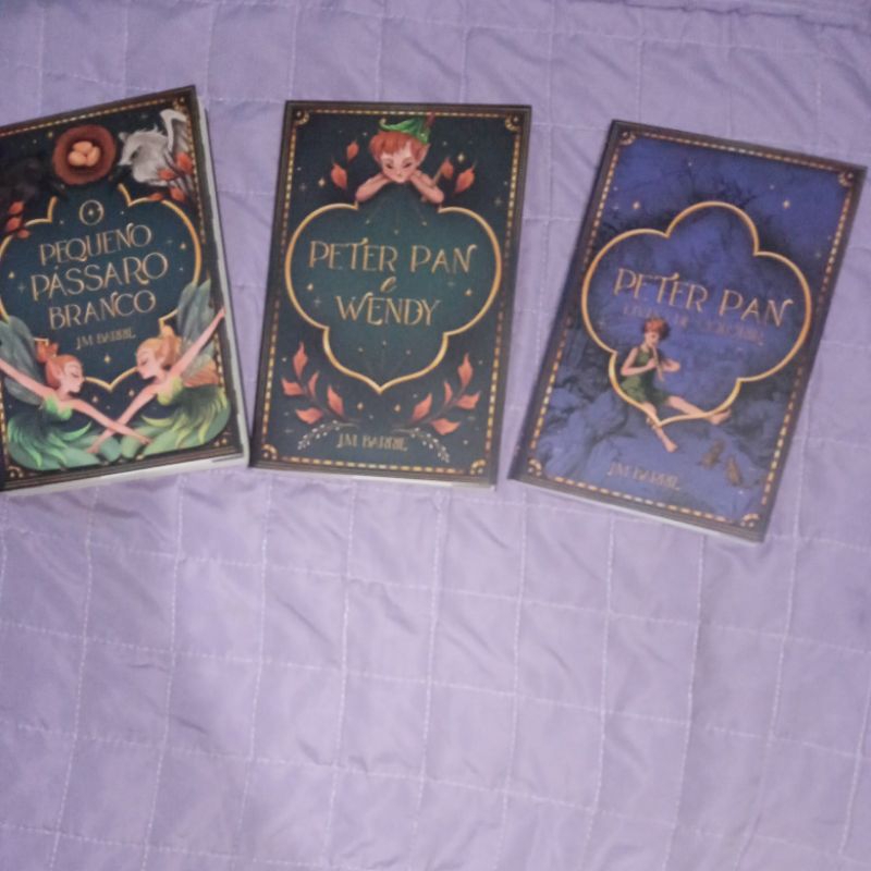 box Peter pan 3 livros Peter pan e Wendy o pequeno pássaro branco e ...