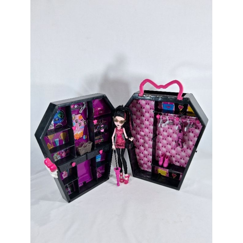 playset closet boneca draculaura draculocker quarto monster high mattel ...