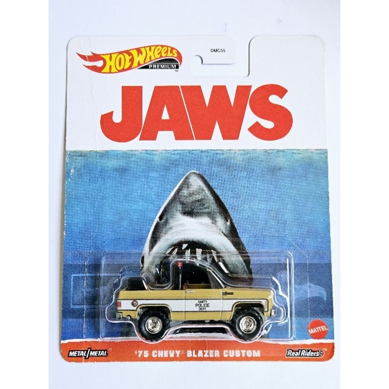 Hot Wheels Premium Pop Culture Jaws '75 Chevy Blazer Custom | Shopee Brasil