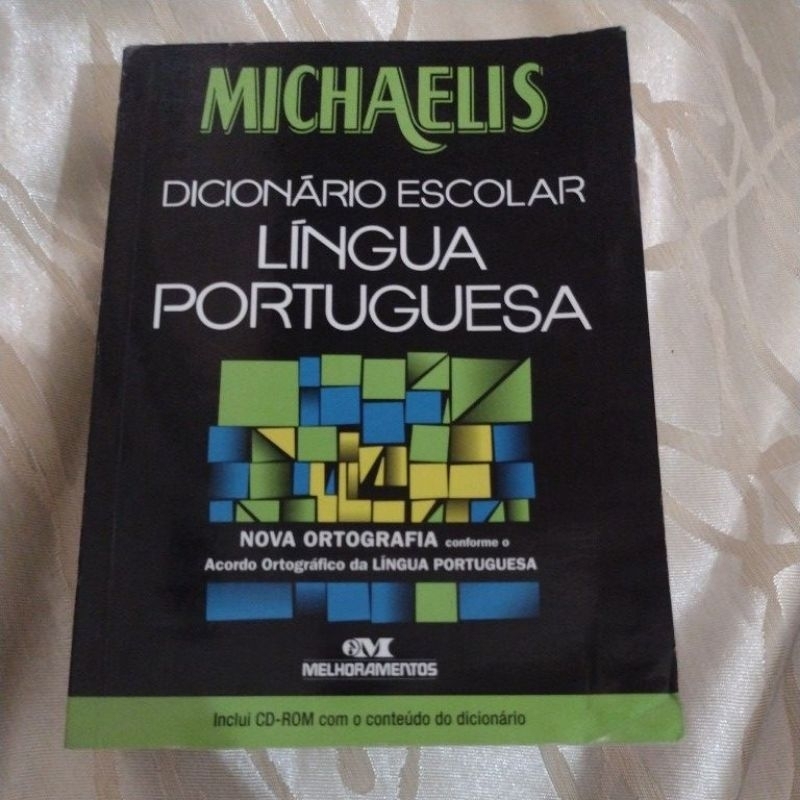 Michaelis dicionário escolar língua portuguesa nova ortografia | Shopee ...