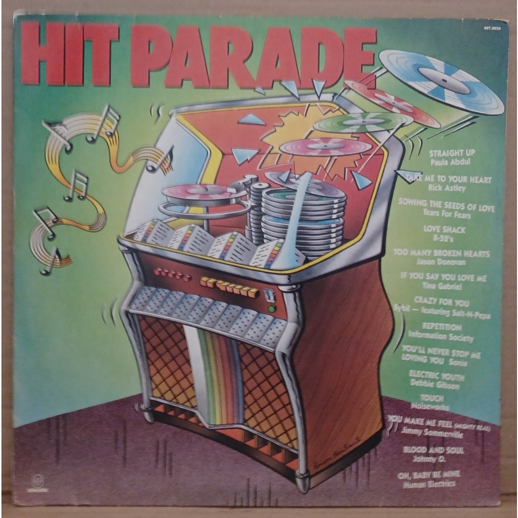 LP Disco de Vinil Hit Parade - 1990 - LP Muito Bom Capa Muito Boa Ler ...