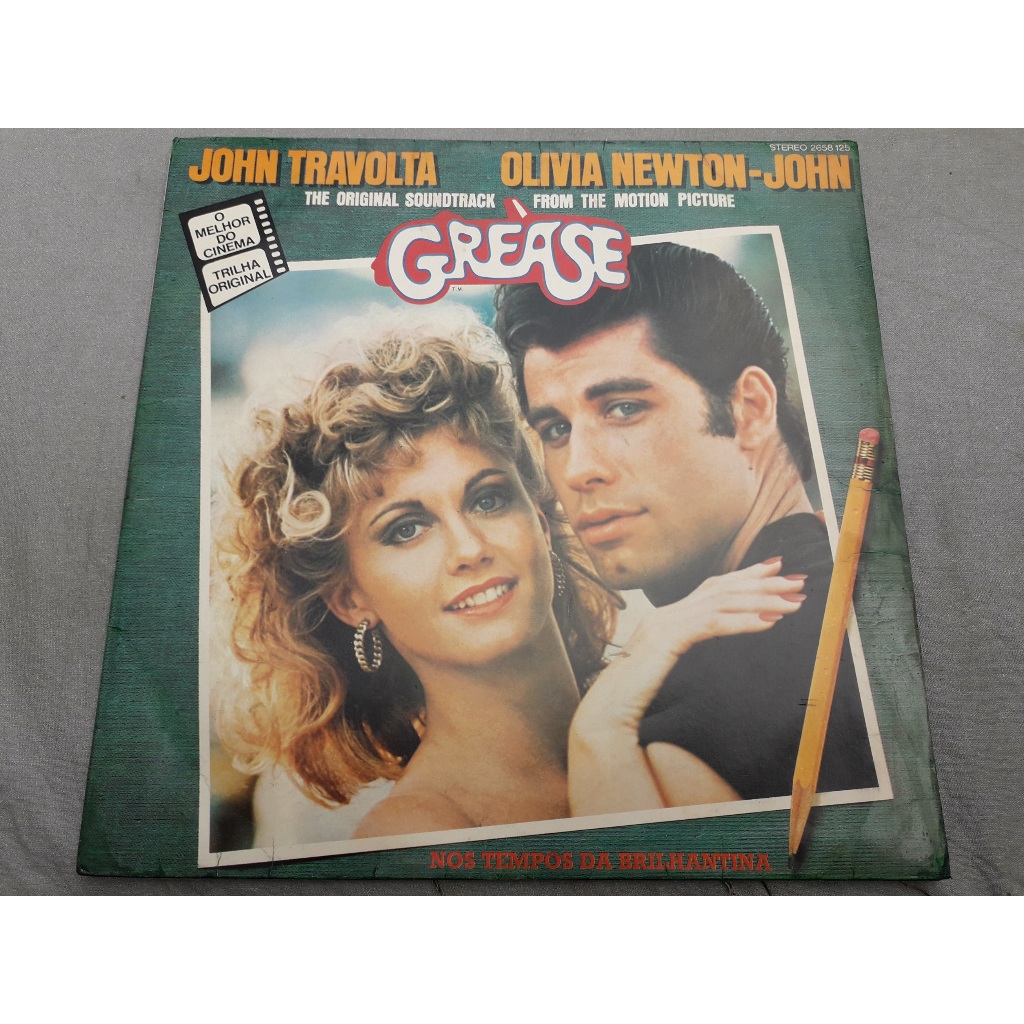 Lp Disco Vinil Grease - Nos Tempos Da Brilhantina - Trilha Sonora (leia ...