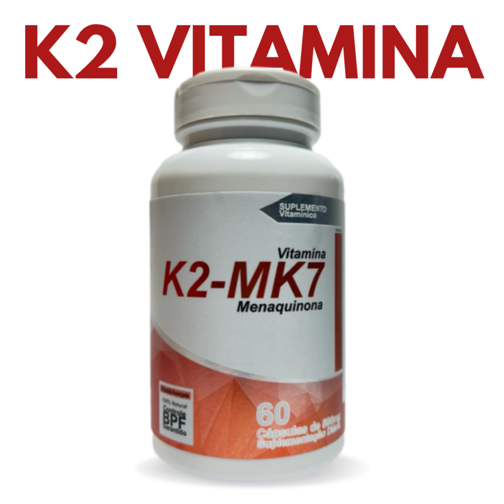 Vitamina K2 Mk7 Puro 500mg com 60 Cápsulas Original - 4E | Shopee Brasil