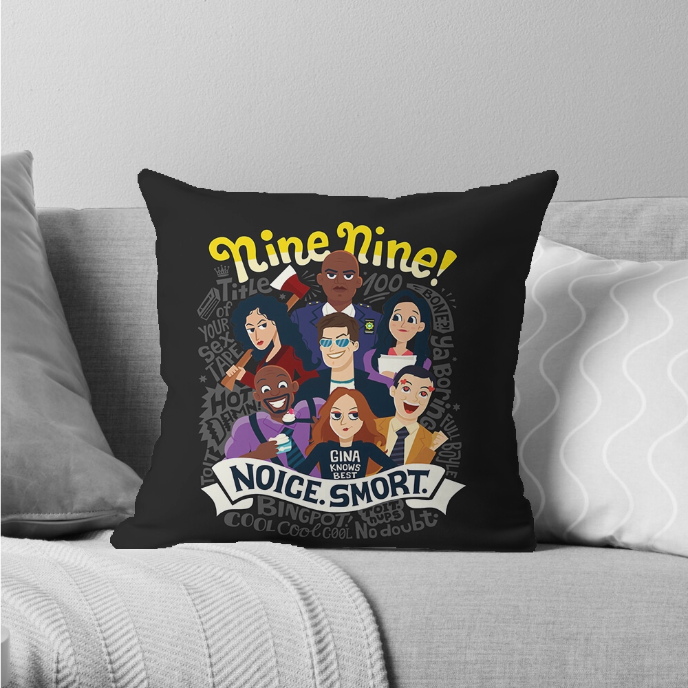 Capa de almofada Brooklyn nine nine B99 personagens cartoon | Shopee Brasil