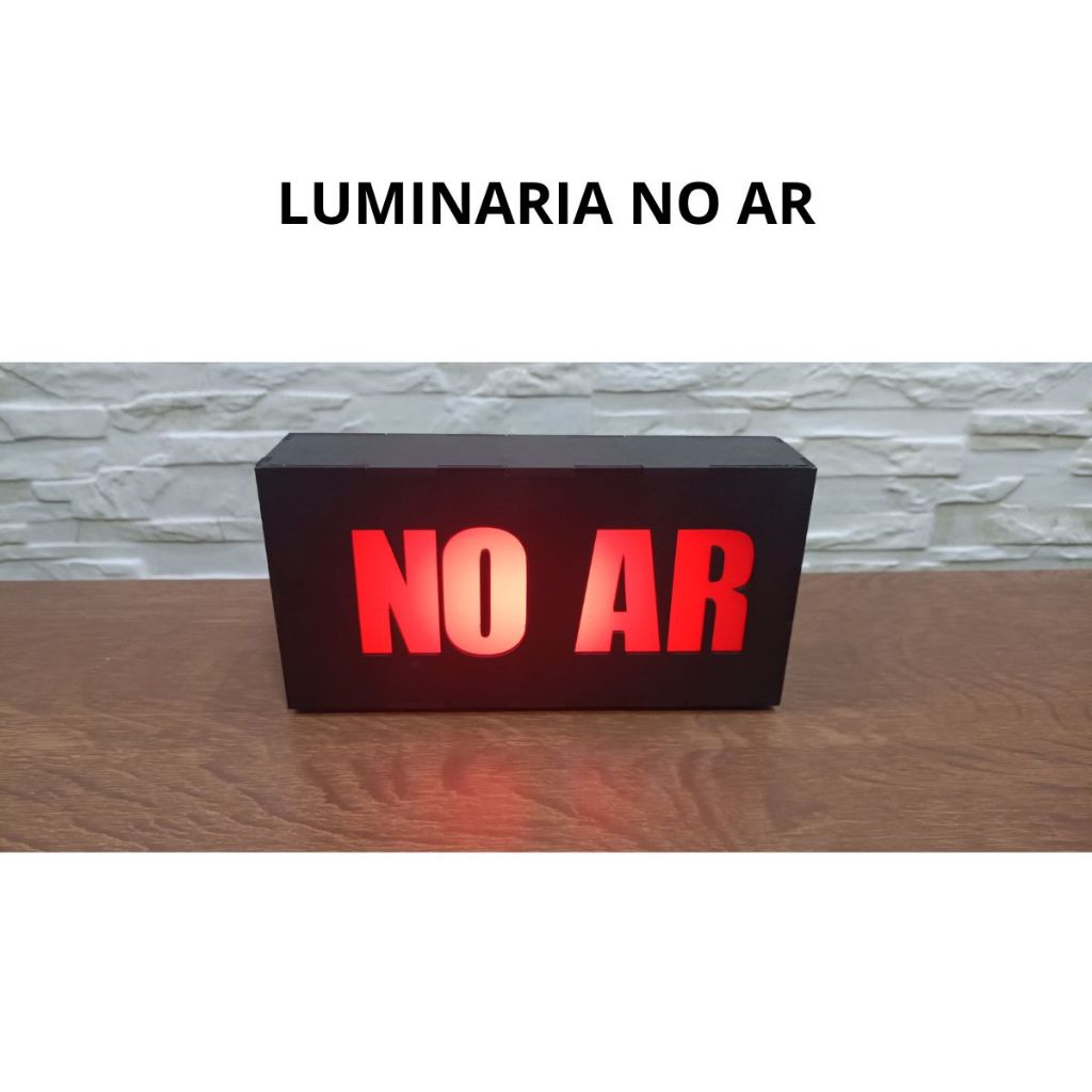 Luminária de mesa Youtuber Streamer Lives Vídeos No Ar Led | Shopee Brasil