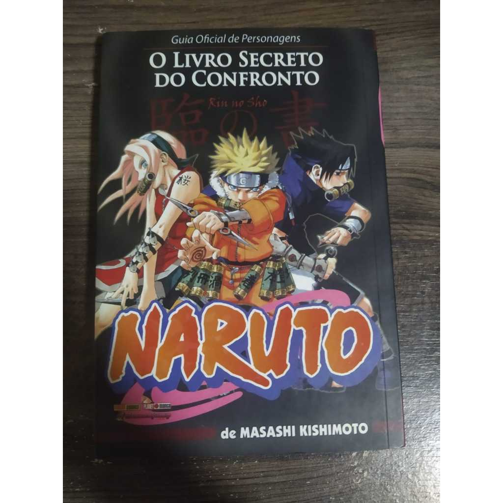 Mangá Databook Naruto - O Livro Secreto do Confronto | Shopee Brasil