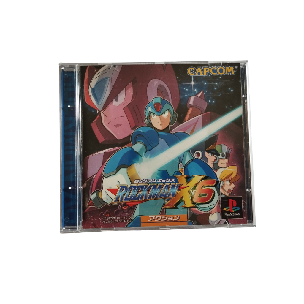 Rockman X6 Capcom Playstation 1 Ps1 Mega Man Japonês Original | Shopee ...