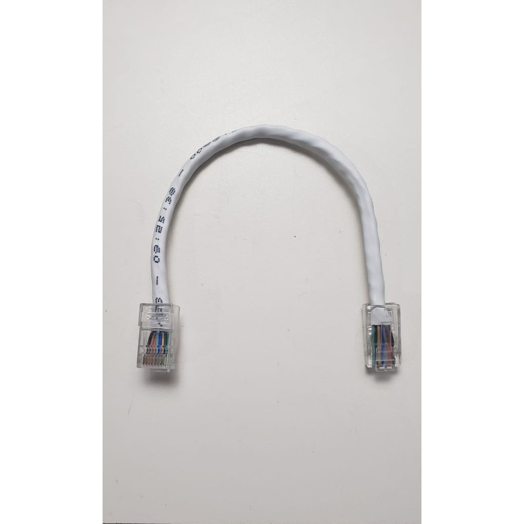 Cabo de rede internet Montado rj45 Branco 20cm | Shopee Brasil