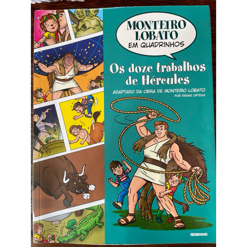 Os doze trabalhos de Hércules - Monteiro Lobato em quadrinhos | Shopee Brasil