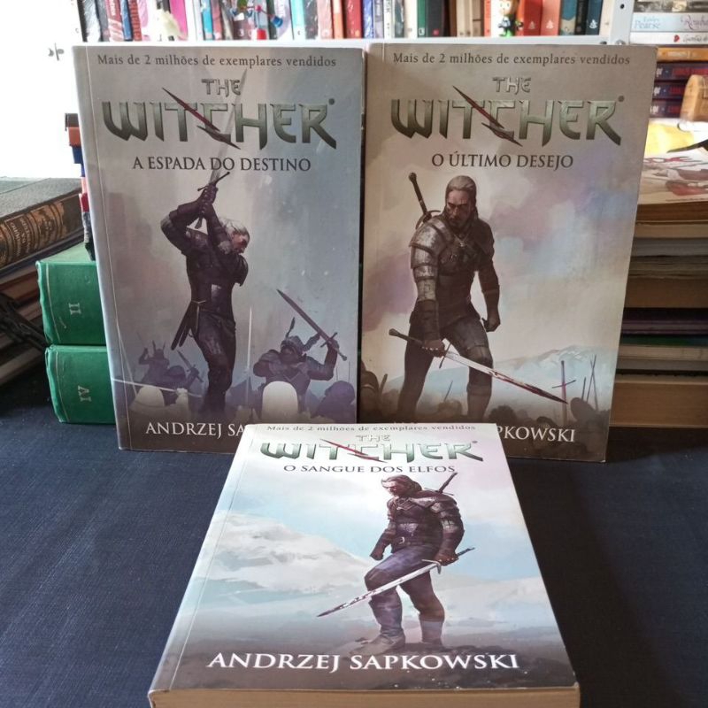 Livros The Witcher (1-3) Avulso ou Combo - Andrzej Sapkowski | Shopee ...