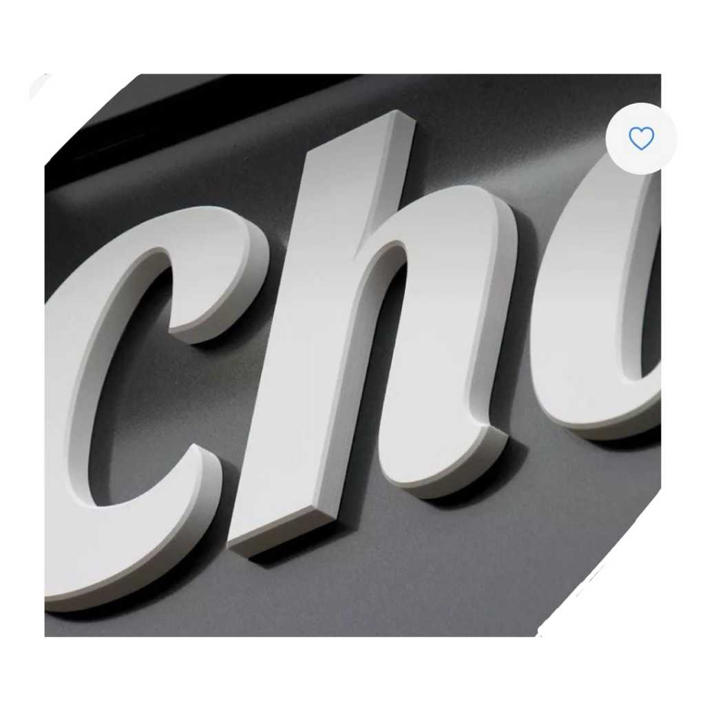Letras em PVC Expandido/Letreiros/Logo marca Personalizado/Fachadas 10 ...