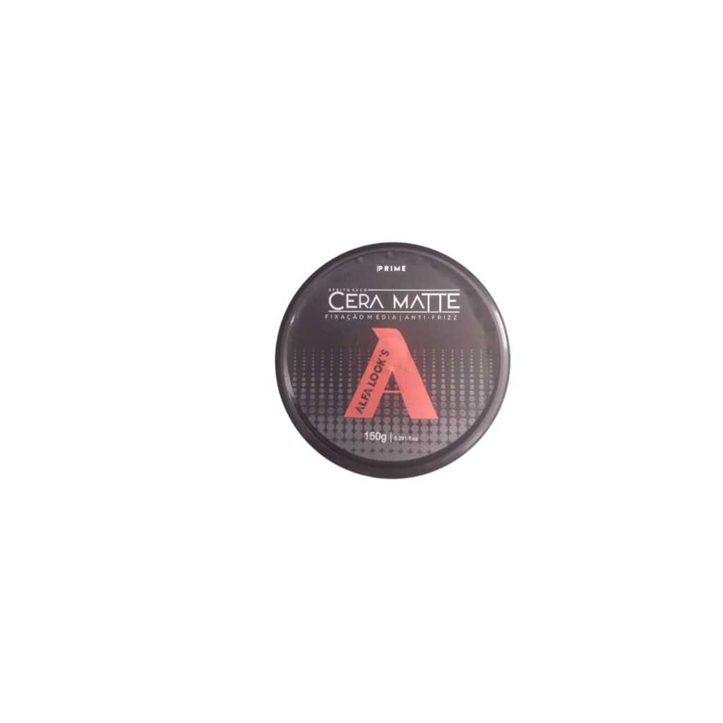 Pomada cera Matte Alfa Looks Prime 150g | Shopee Brasil
