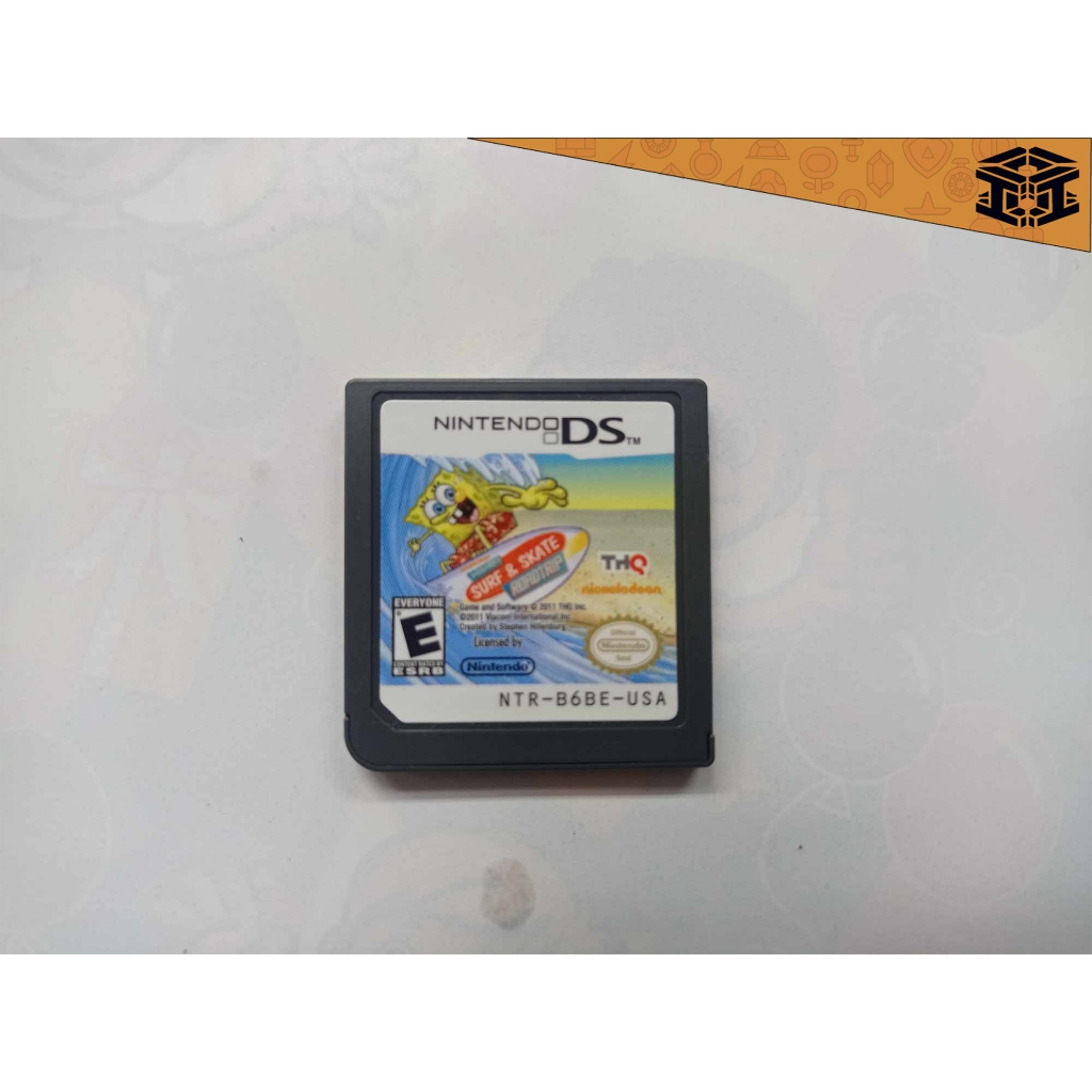 Spongebob Bob Esponja Surf & Skate Roadtrip Nintendo DS Original ...