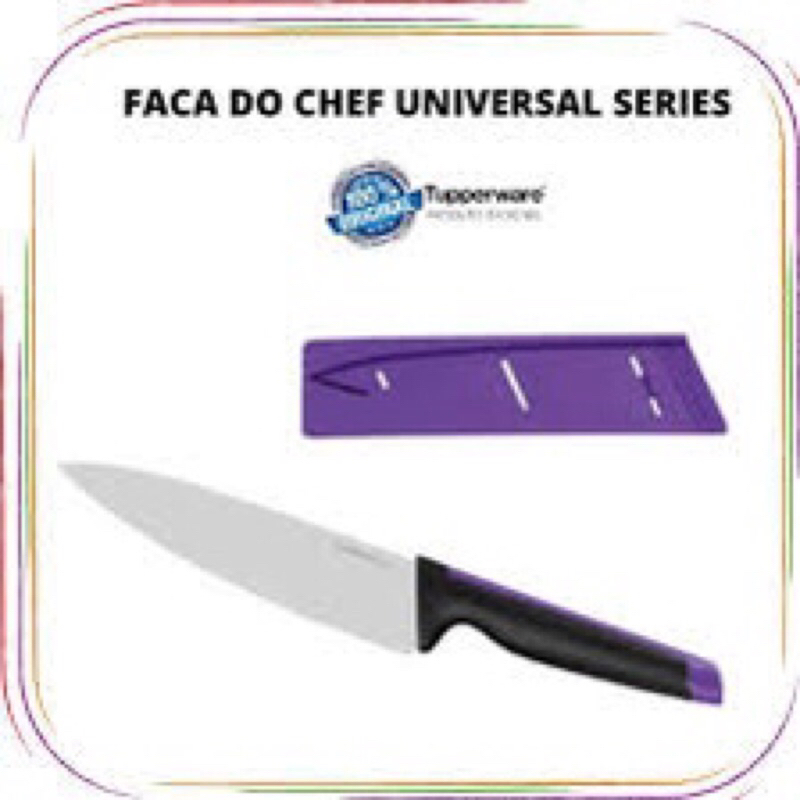 Tupperware Faca do chef Universal Series Importada Tupperware | Shopee ...