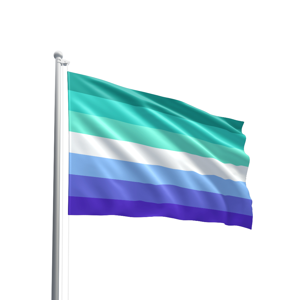 Bandeira Gay Azul LGBTQIA+ Em Tecido Oxford 140x80 cm - 100% Poliester ...