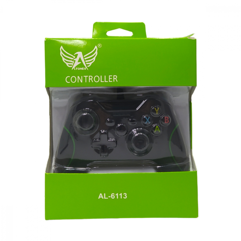 Controle Joystick Manete Com Fio Pc Gamer Xbox One Dual Shock Altomex ...