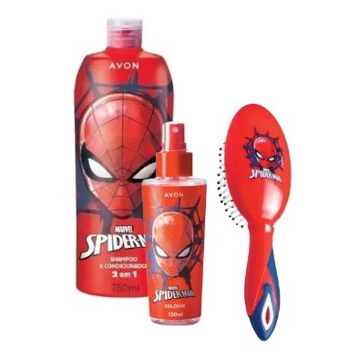 HOMEM ARANHA AVON KIT MENINOS 3 ANOS MARVEL SPIDER MAN | Shopee Brasil