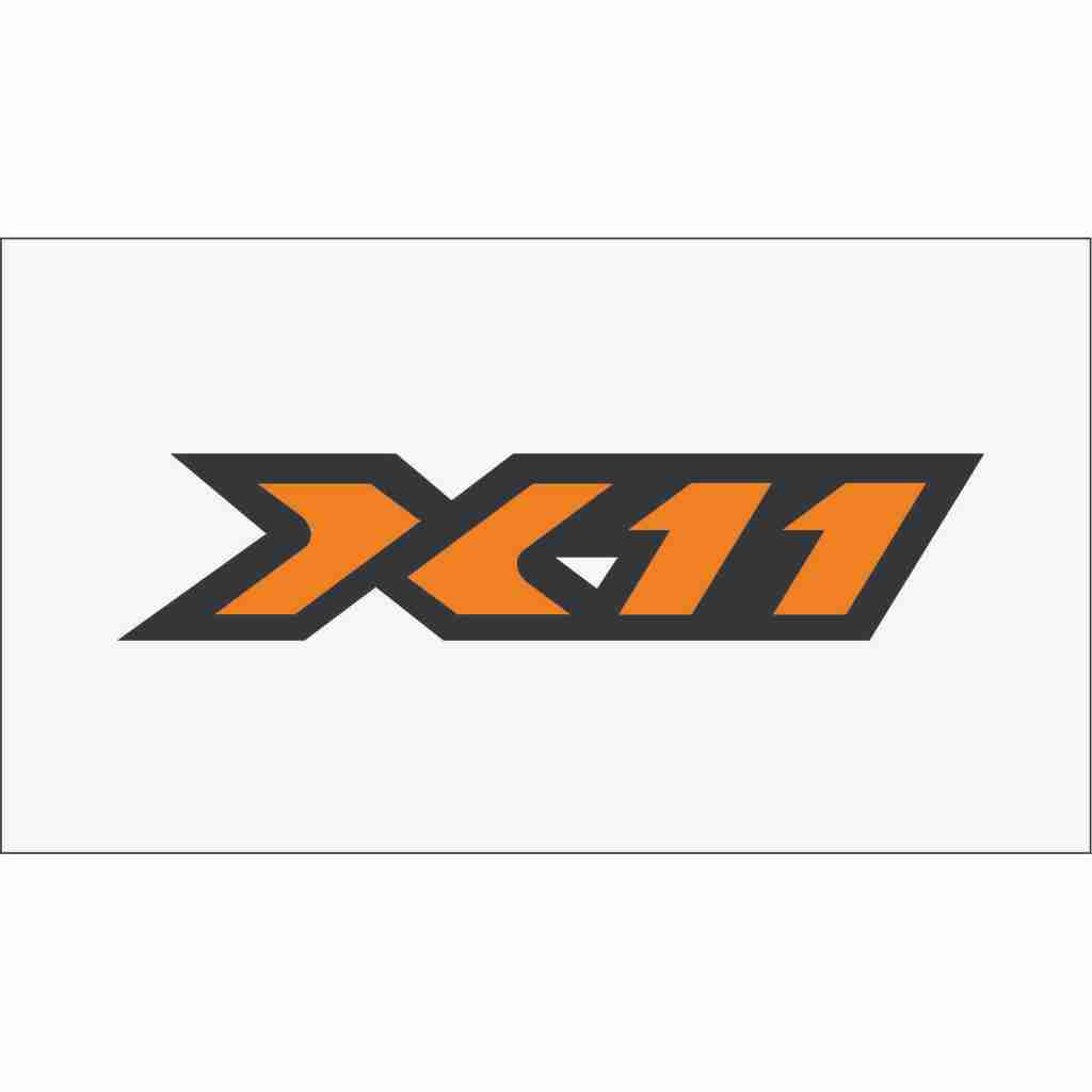 Adesivo x11 10x2 cm moto capacete | Shopee Brasil