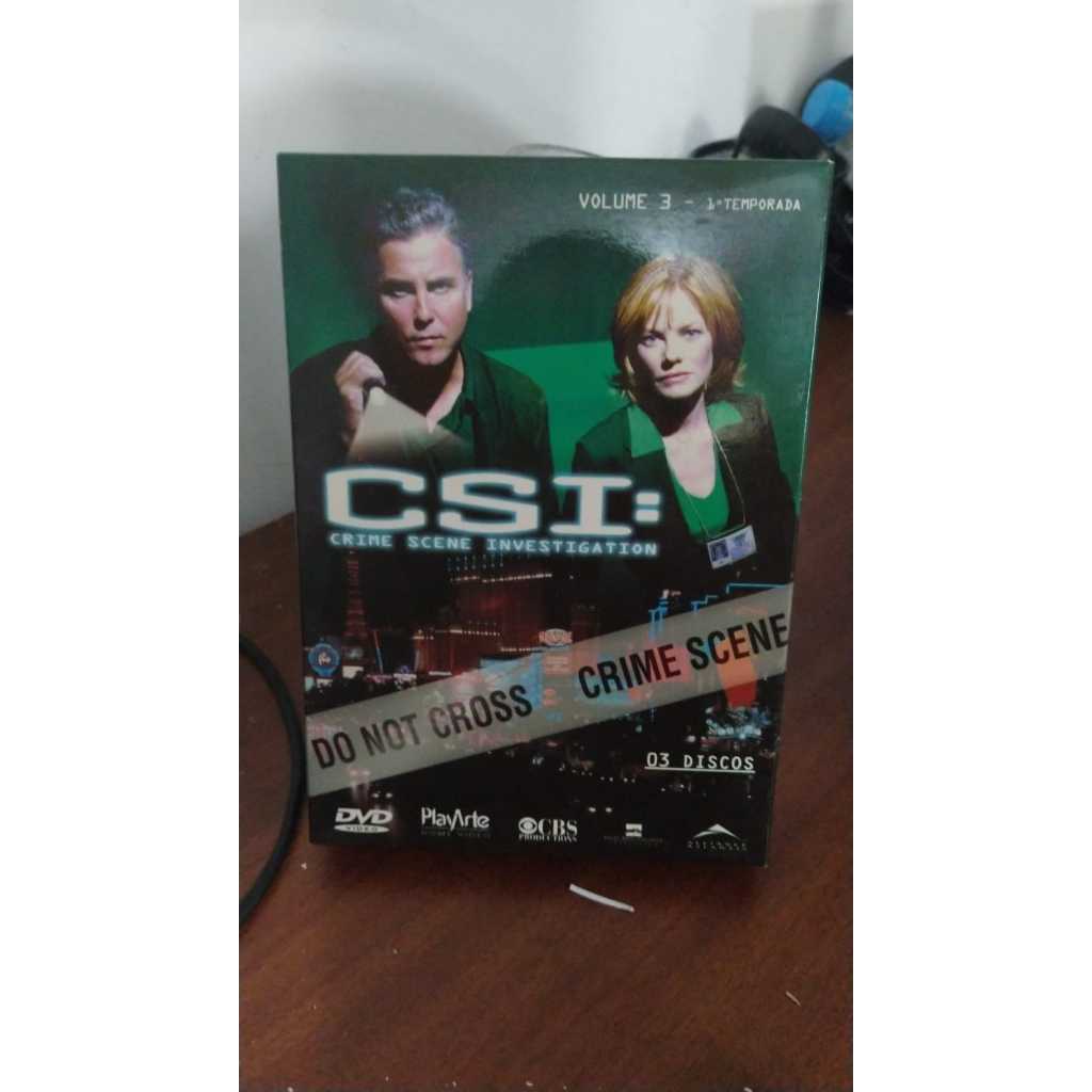 DVD Box csi:crime scene investigation do not cross crime scene volume 3 ...
