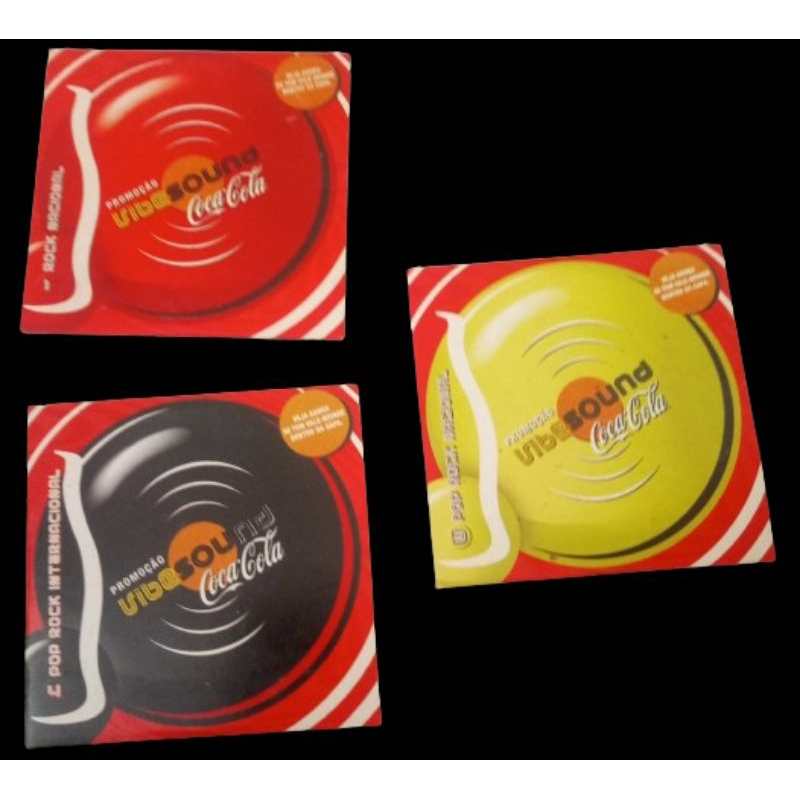 Kit 03 Mini CDs: Coleção Coca-Cola Vibe Sound (Originais) | Shopee Brasil