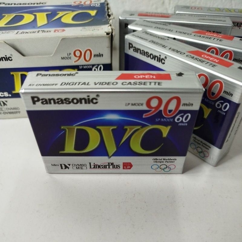 MINI DV FITA DIGITAL VIDEO CASSETE AY-DVM60FF DVC PANASONIC LINEAR PLUS | Shopee Brasil