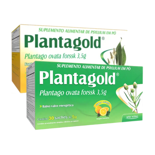 Kit 3x Planta Gold Psyllium Plantago Ovata Forssk Regulador de ...