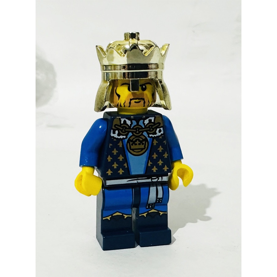 Minifigura lego original Rei castle medieval Conjunto 7097 Ano 2009 ...