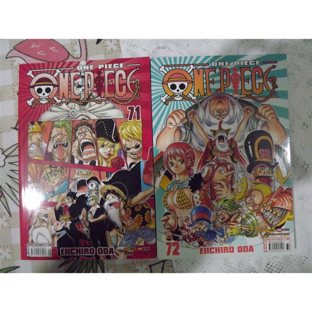 One Piece 71 e 72 - Eiichiro Oda - Editora Panini | Shopee Brasil