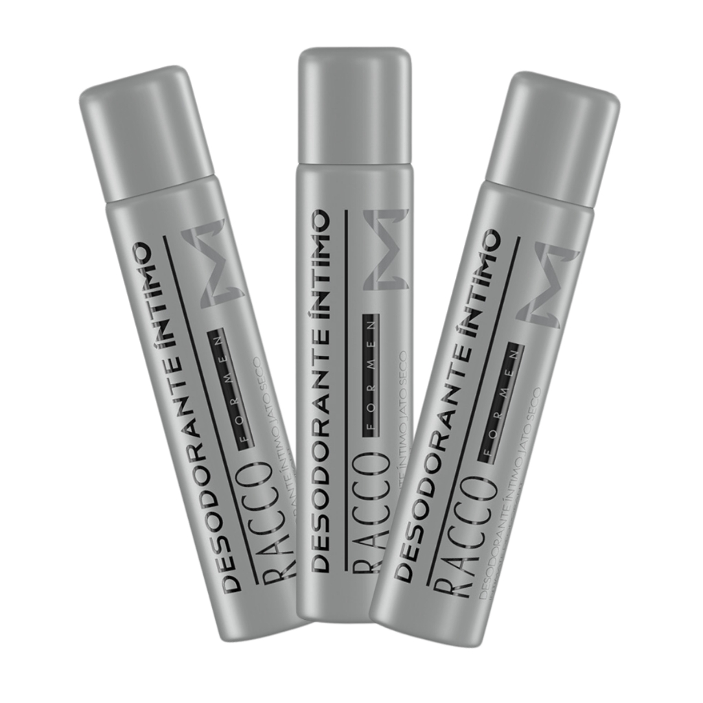 Kit 3 Desodorante Intimo Masculino Racco For Men 100ml Homem Original ...