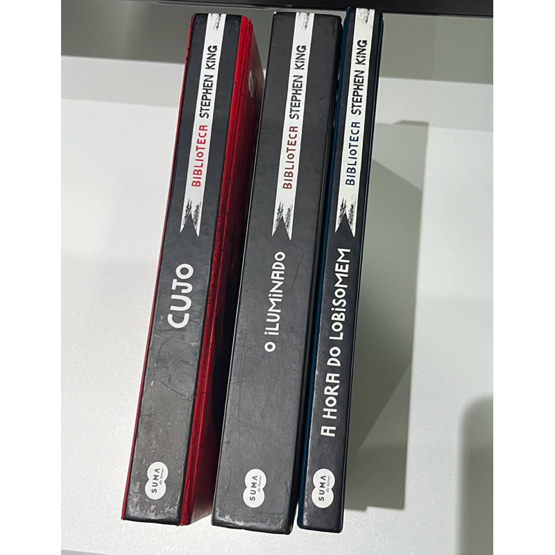 Coleção biblioteca Stephen King - 3 livros - O ILUMINADO | Cujo | A ...