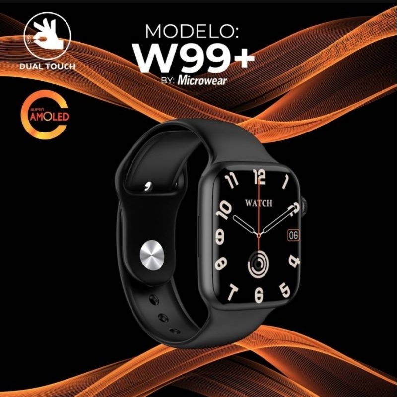 Smartwatch W99+ , WATCH 9 ( 2024) , 45mm Original Microwear NFC Tela Infinita Amoled 2" , Chat ...