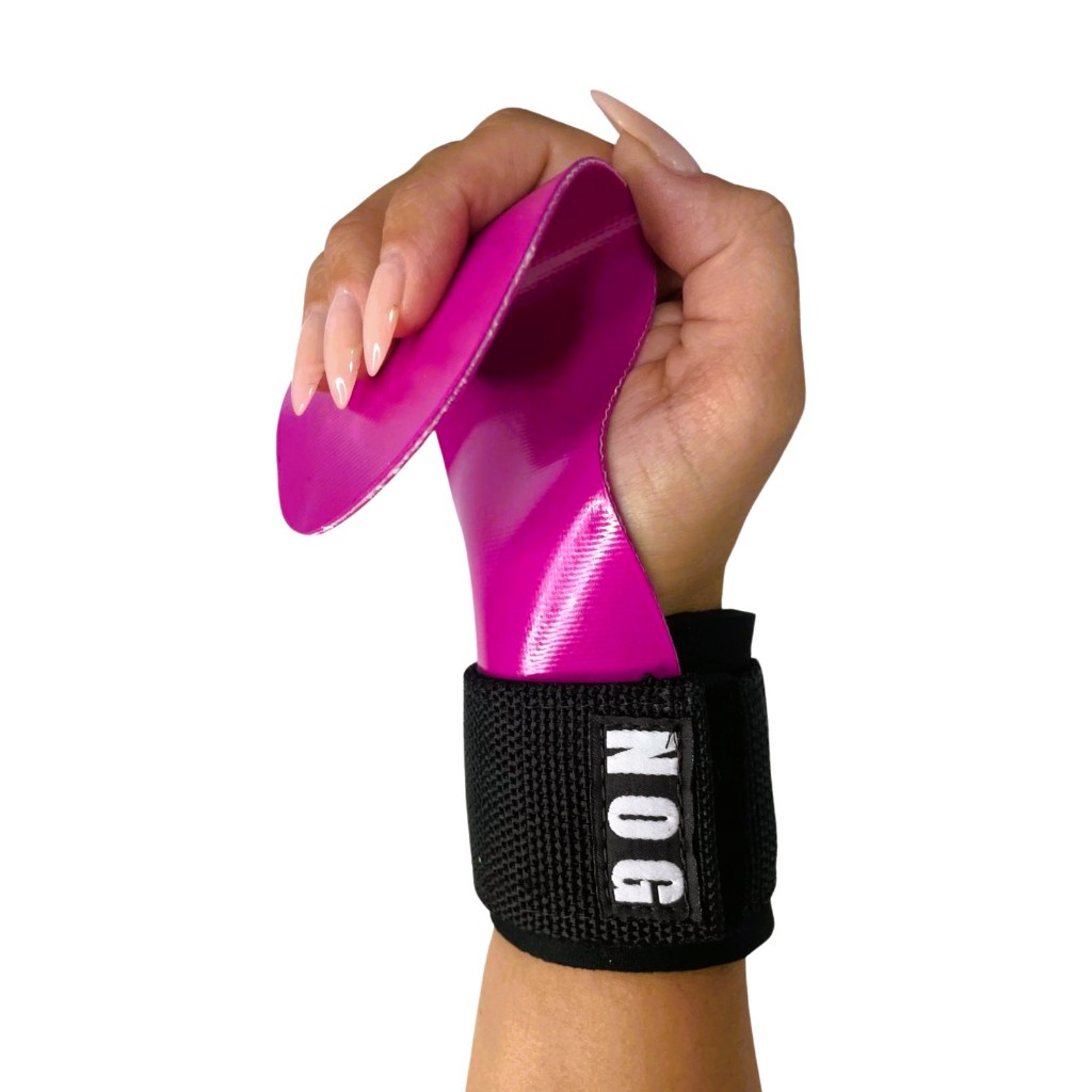 Luva Hand Grip Crossfit protetor palmar Pronta entrega cor rosa lona ...