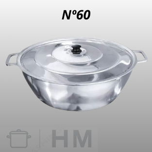 Tacho Grande Nº60 alumínio fundido grosso 43Litros/LINHA PREMIUM ...