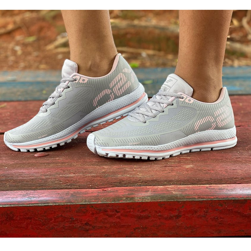 Tênis Feminino O2X Bondi Fitness Impact Corrida Caminhada Confortavel ...