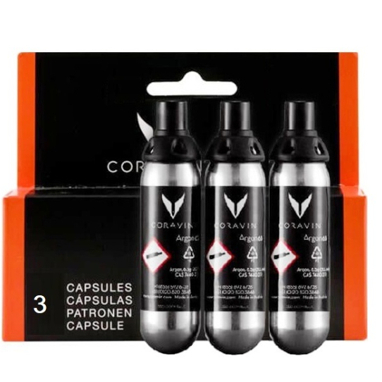 kit 3 capsulas coravin | Shopee Brasil