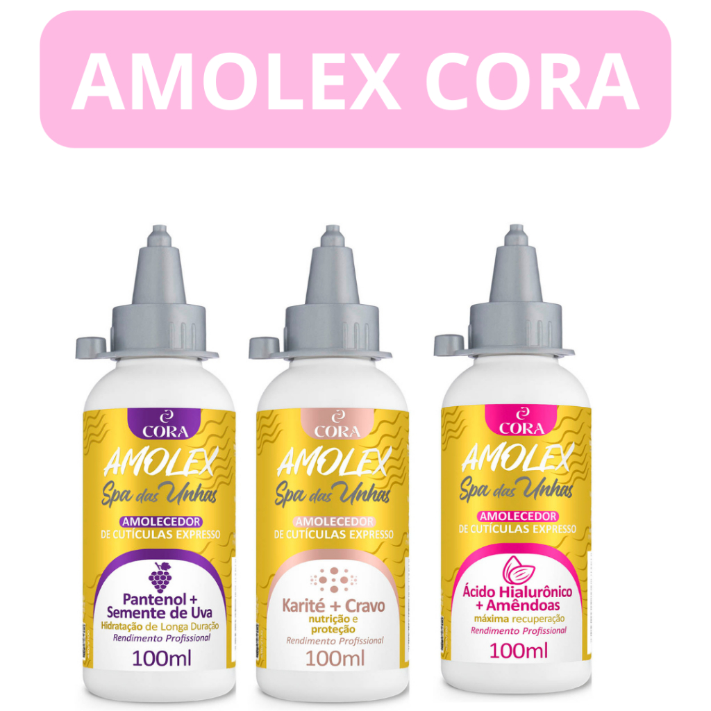 AMOLEX AMOLECEDOR DE CUTÍCULAS CORA 100ML | Shopee Brasil