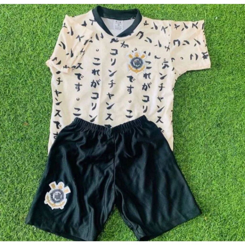 Conjunto do Corinthians Japão Edição 2022/23 Infantil e Juvenil na ...