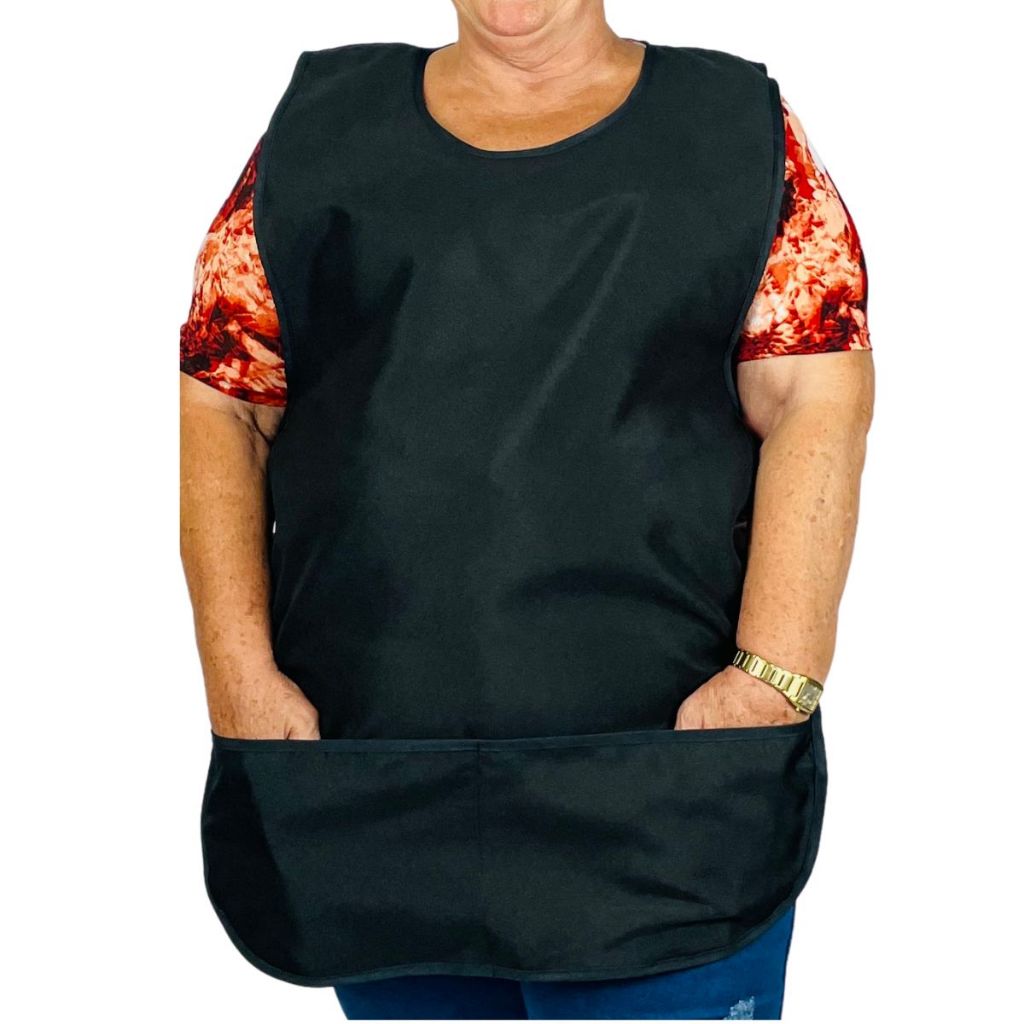 Avental Bata Gg Plus Size Frente E Costas Uniforme Jaleco Grande Evento ...