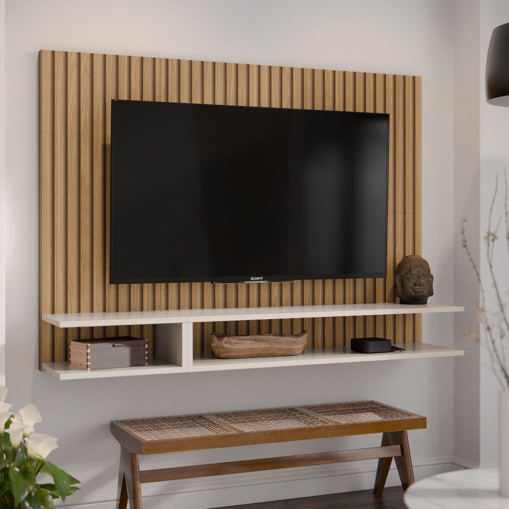 Painel Para TV Ripado Modelo Cissa 50 Polegadas Smart Plus - Quality ...