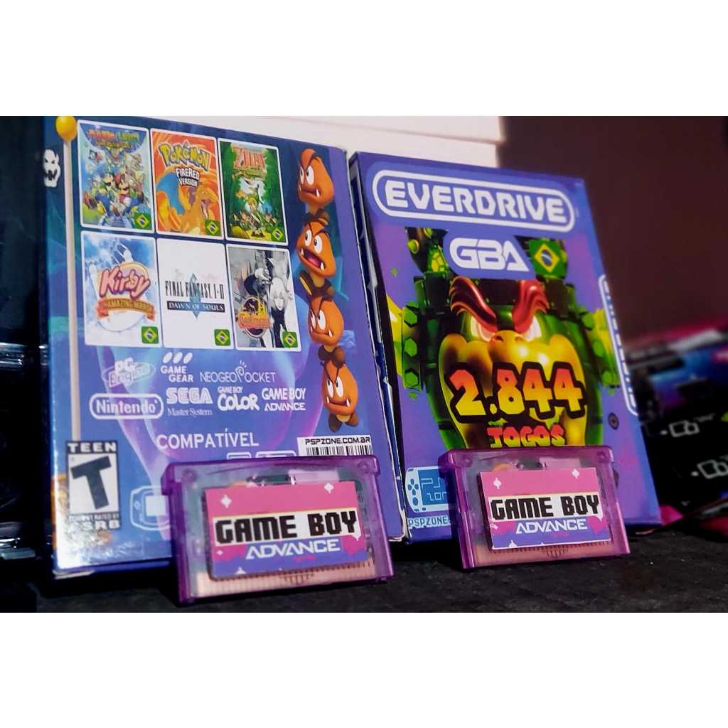 Desbloqueio Game Boy Advance Nintendo DS Lite Slot 2 | Shopee Brasil
