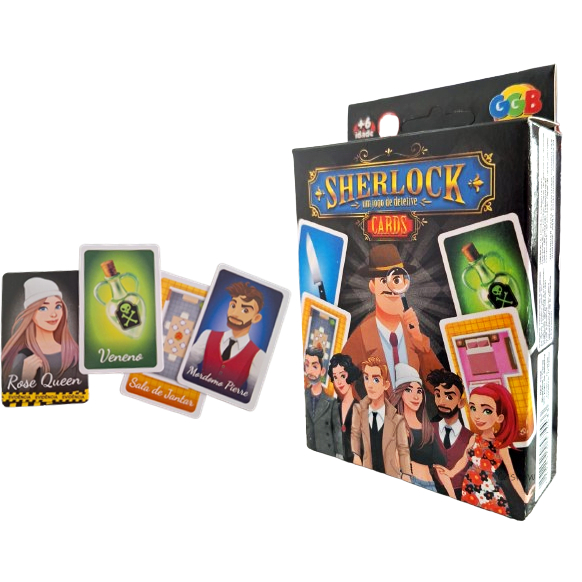 Jogo de Cartas Sherlock - Cards - 75 Carts 2-4 Jogadores | Shopee Brasil