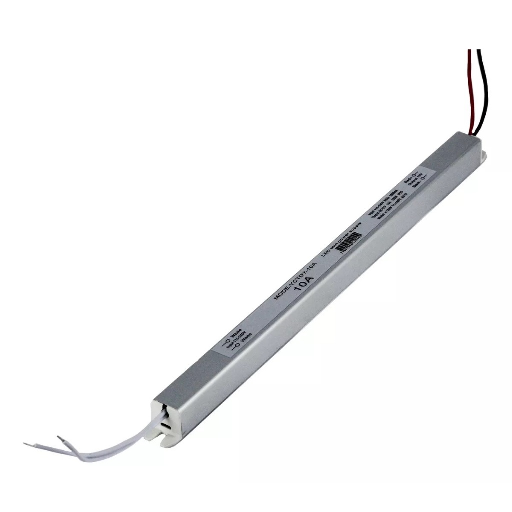 Fonte Slim Driver 12v 10a 120w Para Perfil Fita De Led Bivolt | Shopee ...