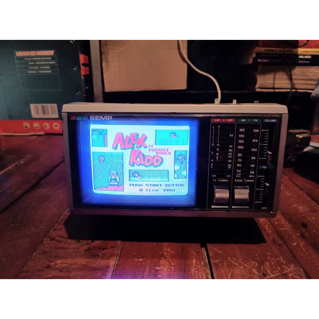 TV Semp Tvc-6 6 Polegadas Funcionando Com Acessórios | Shopee Brasil