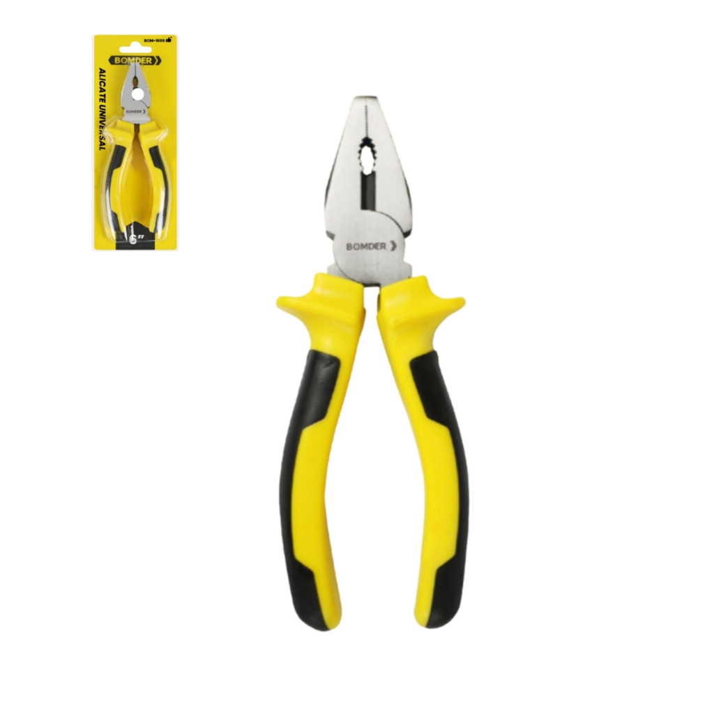 Alicate De 6 Polegadas Universal 162mm Cabo Emborrachado Profissional | Shopee Brasil