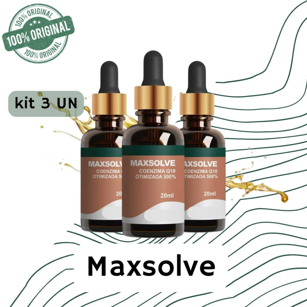 Kit 3 MaxSolve Original 30ML | Shopee Brasil