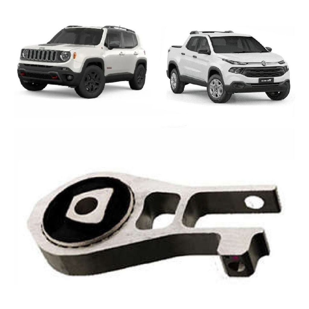 Coxim Inferior Do Cambio Fiat Toro Diesel Jeep compass e Renegade ...