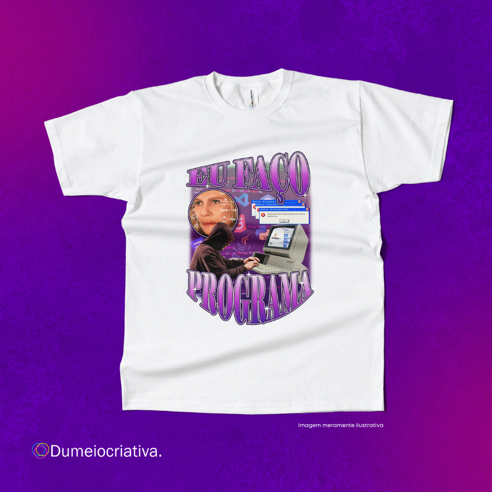 Camiseta profissão - Estilo anos 90 - Programador | Shopee Brasil
