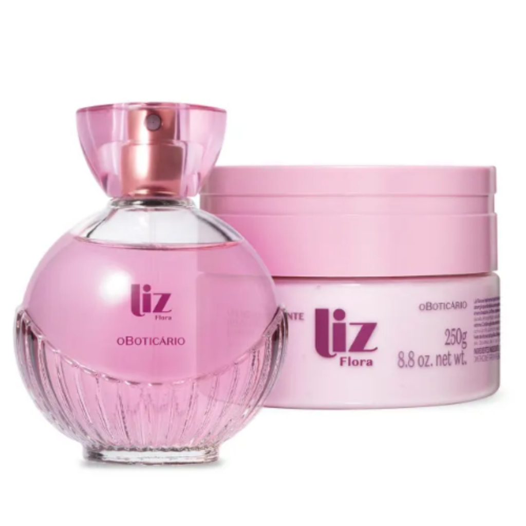 Boticário Liz Flora Kit Colônia e Hidratante | Shopee Brasil